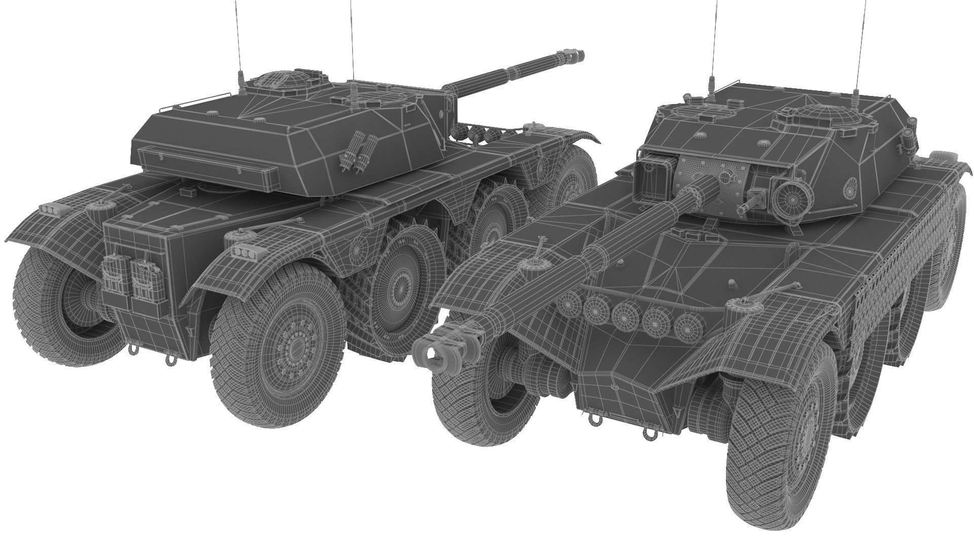 Panhard EBR 105 3D model | CGTrader