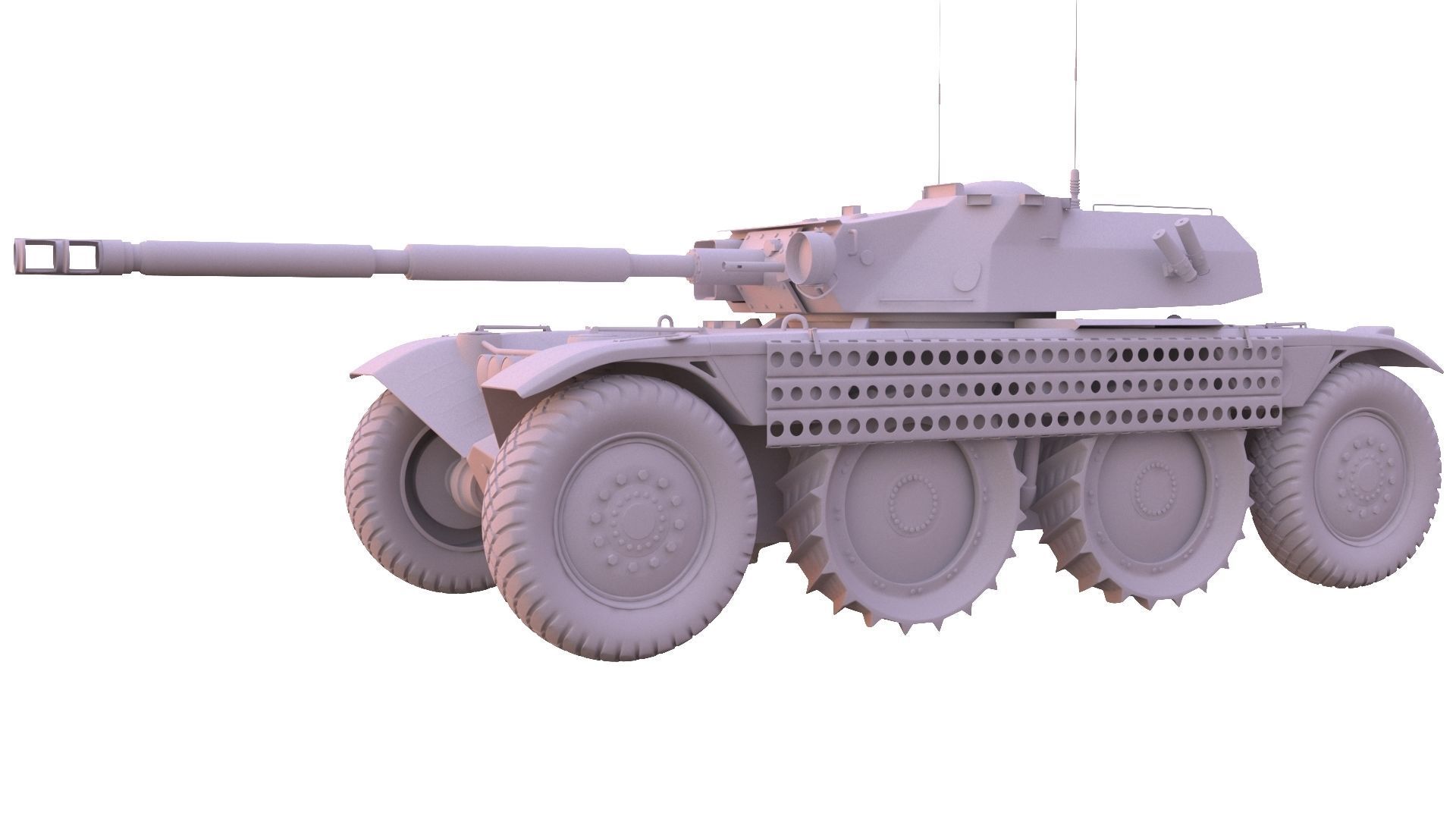 Panhard EBR 105 3D model | CGTrader