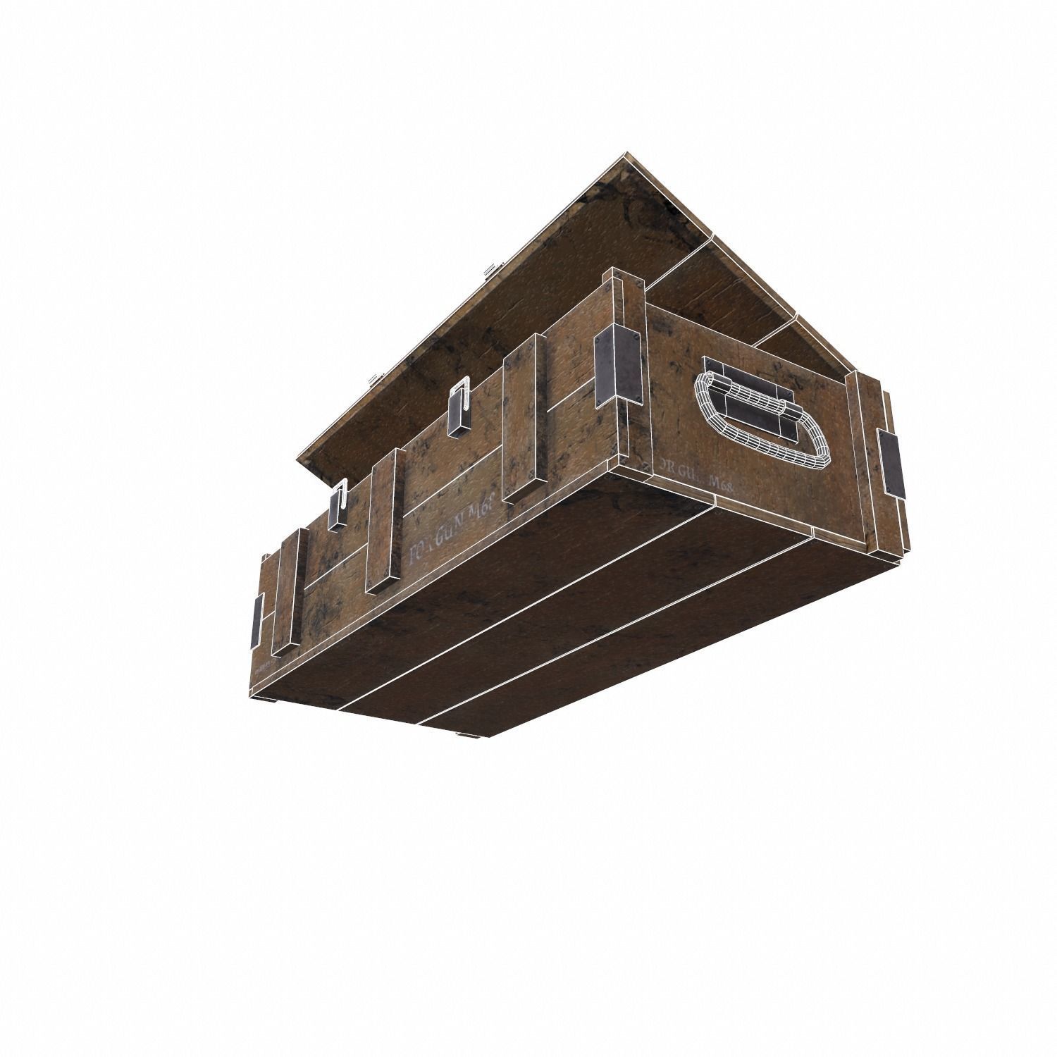 3D model Ammo Crate - PBR VR / AR / low-poly | CGTrader