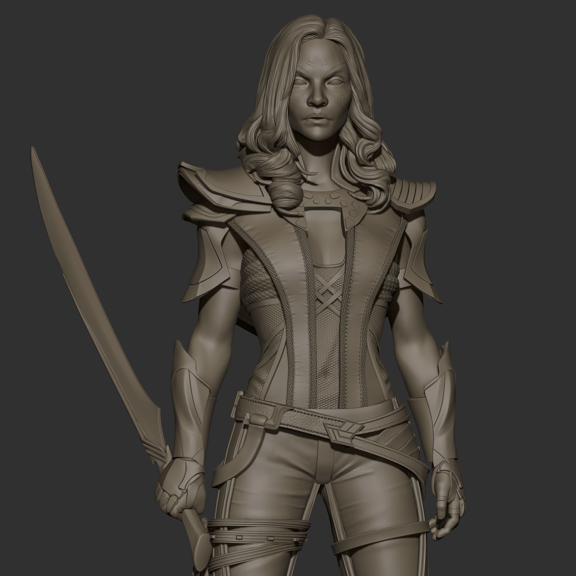 Gamora 3D model 3D printable | CGTrader