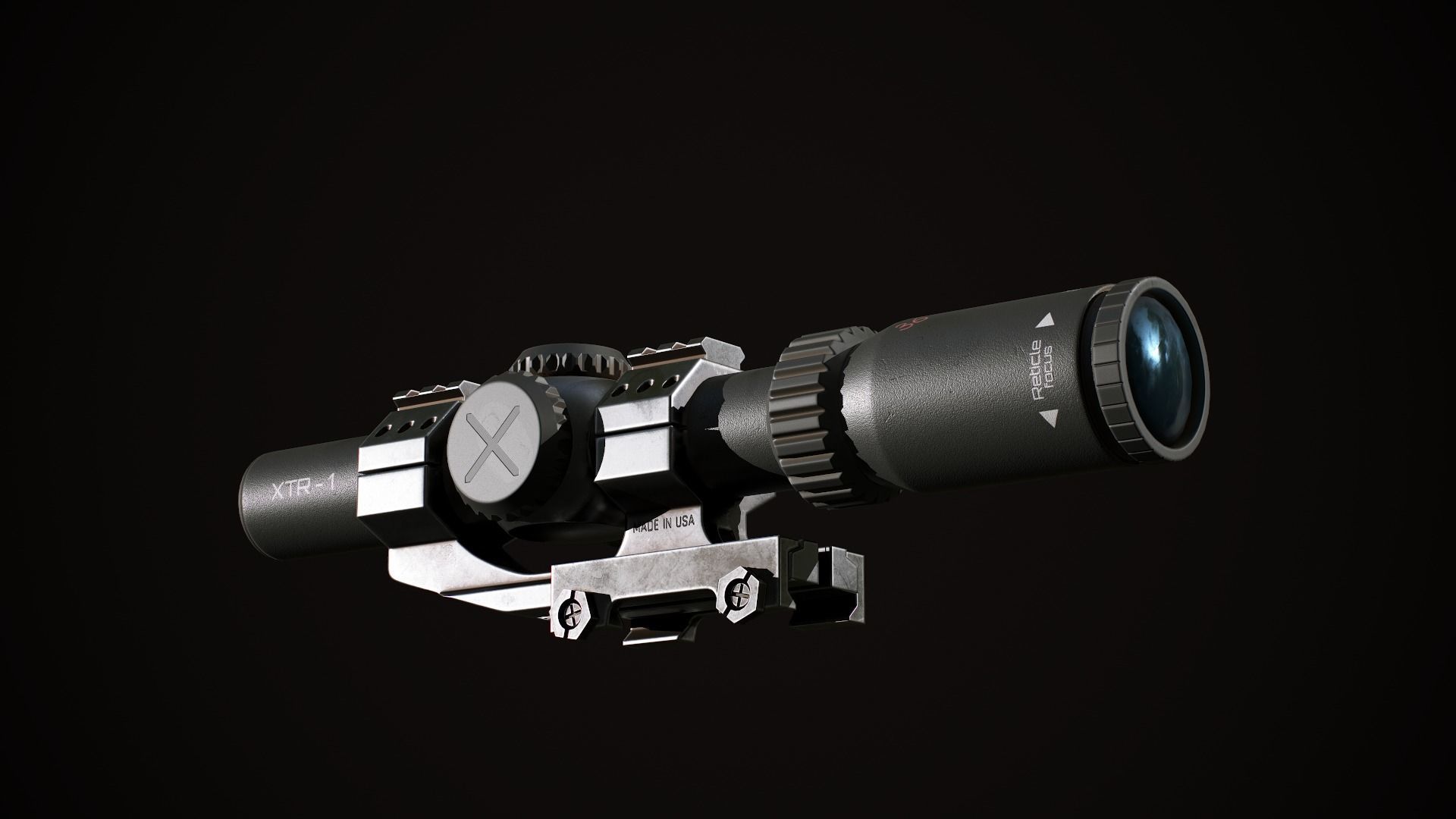 3D model Sniper Scope VR / AR / low-poly | CGTrader