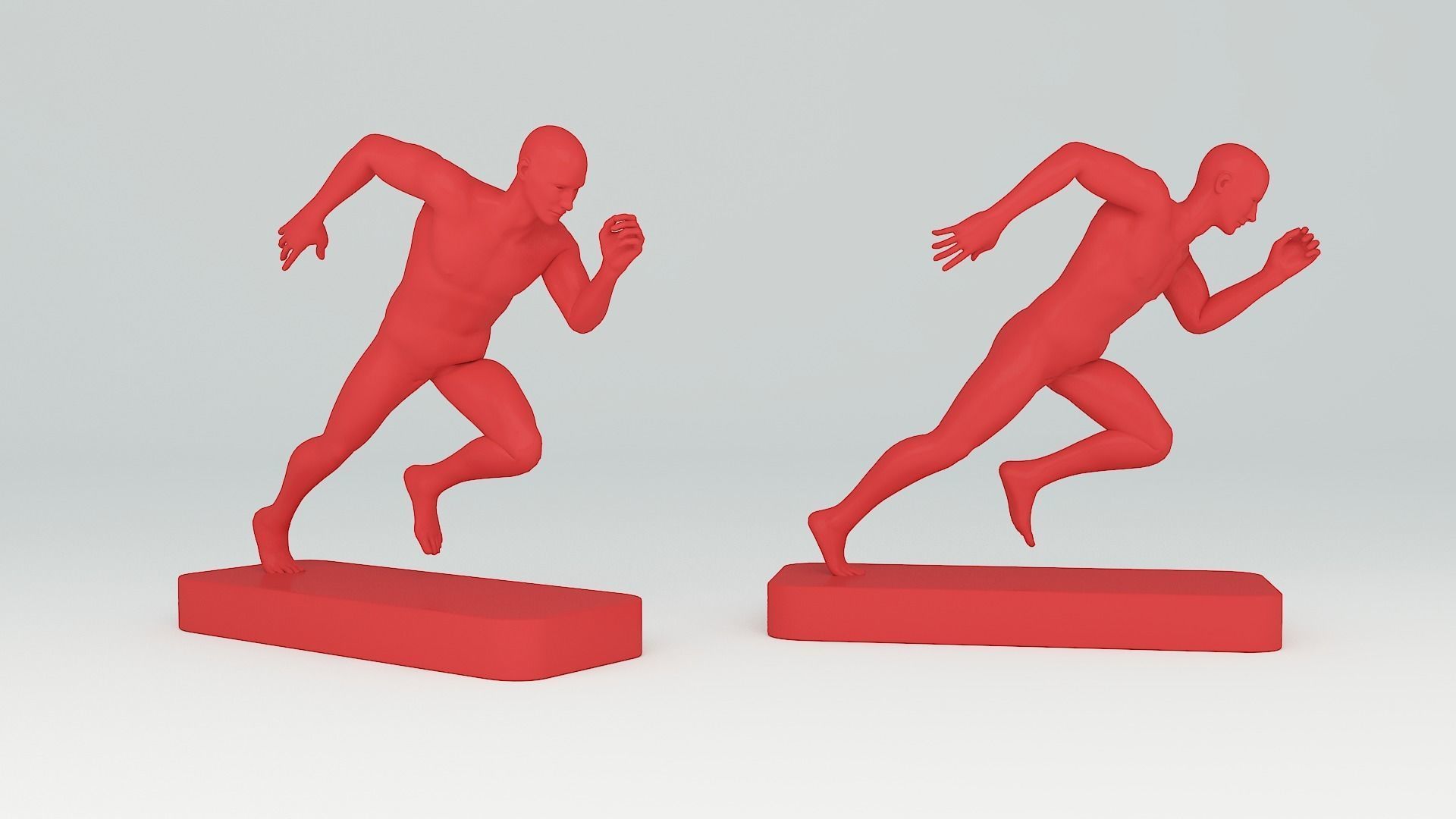 3D printable Runner model 3D model 3D printable | CGTrader