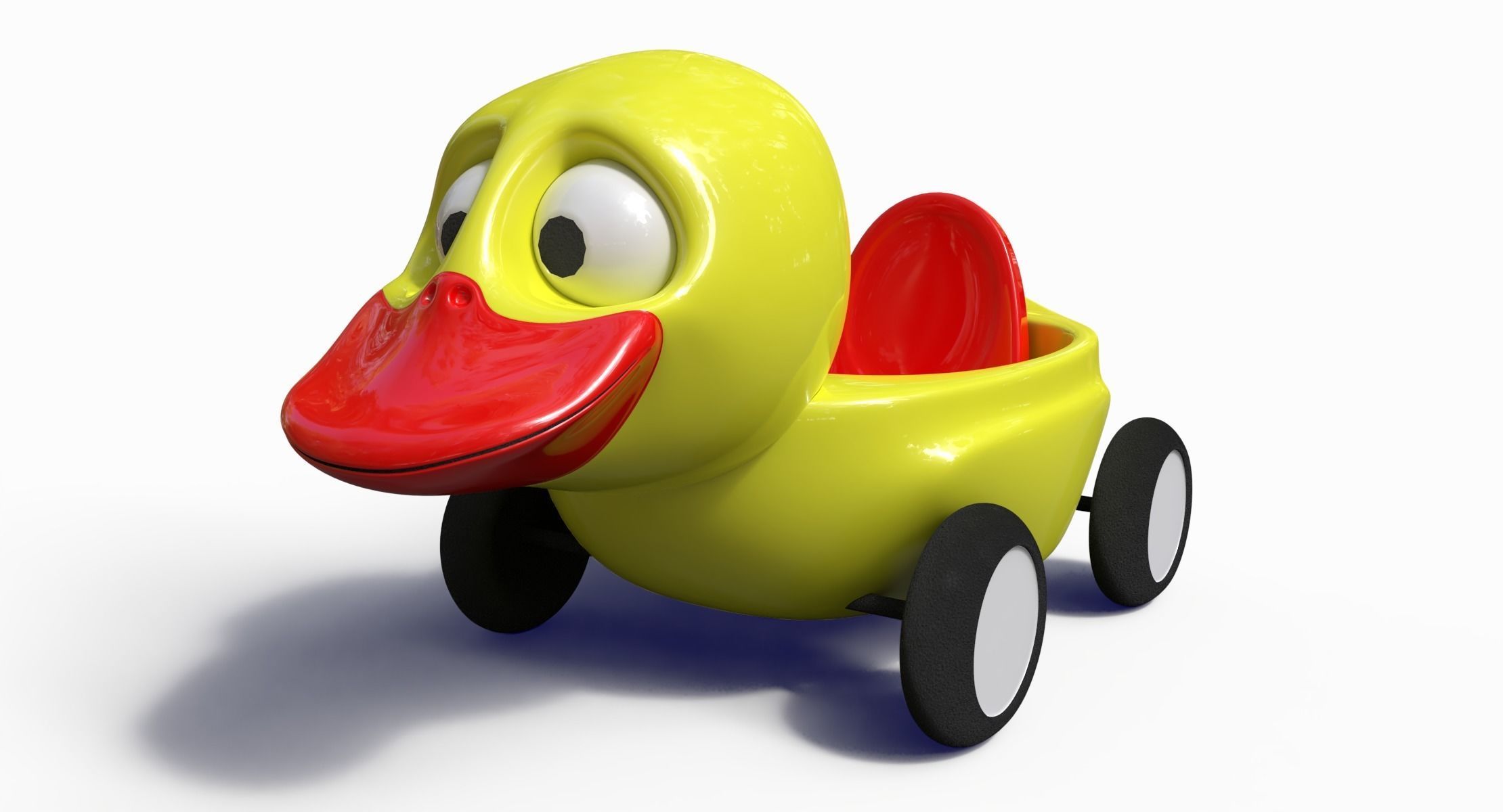 Duck car 3D model | CGTrader