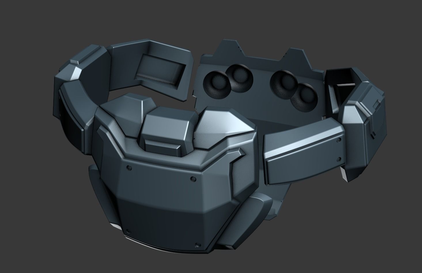 Modular Reach Tactical Recon Chestplate Wearable 3D Print File 3D model ...