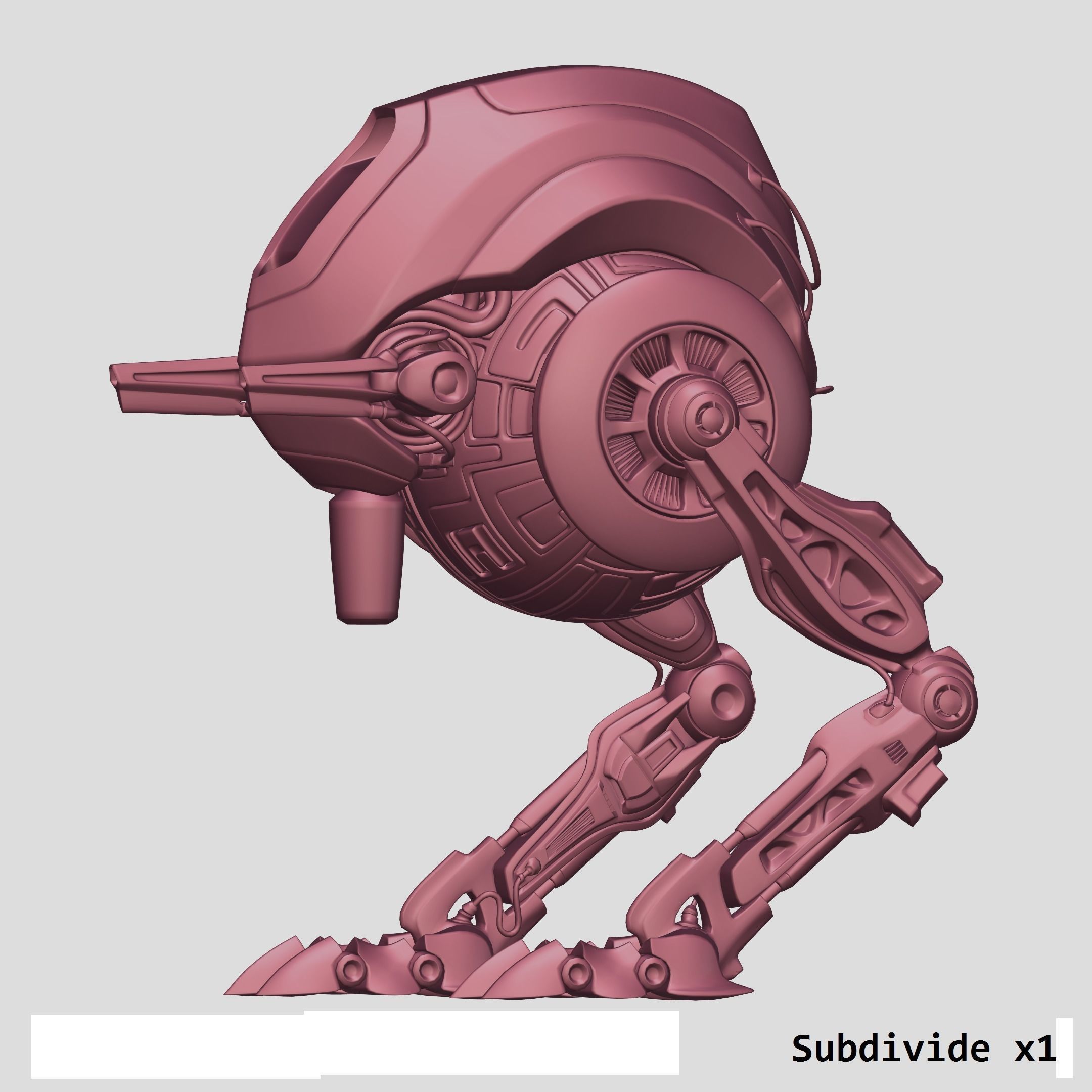 Mini Mech 3D model | CGTrader