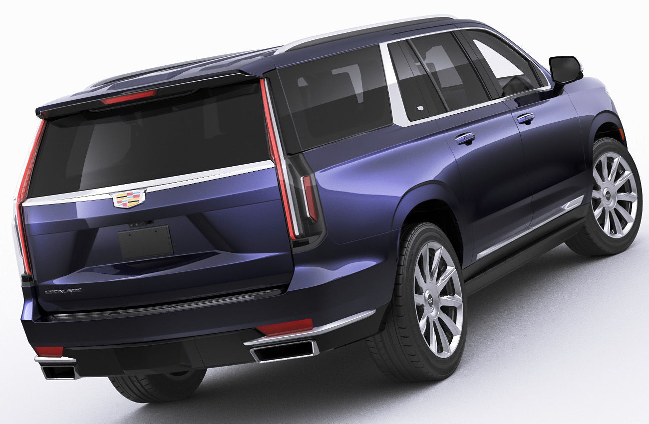 Escalade 2021 ESV large SUV 3D model | CGTrader