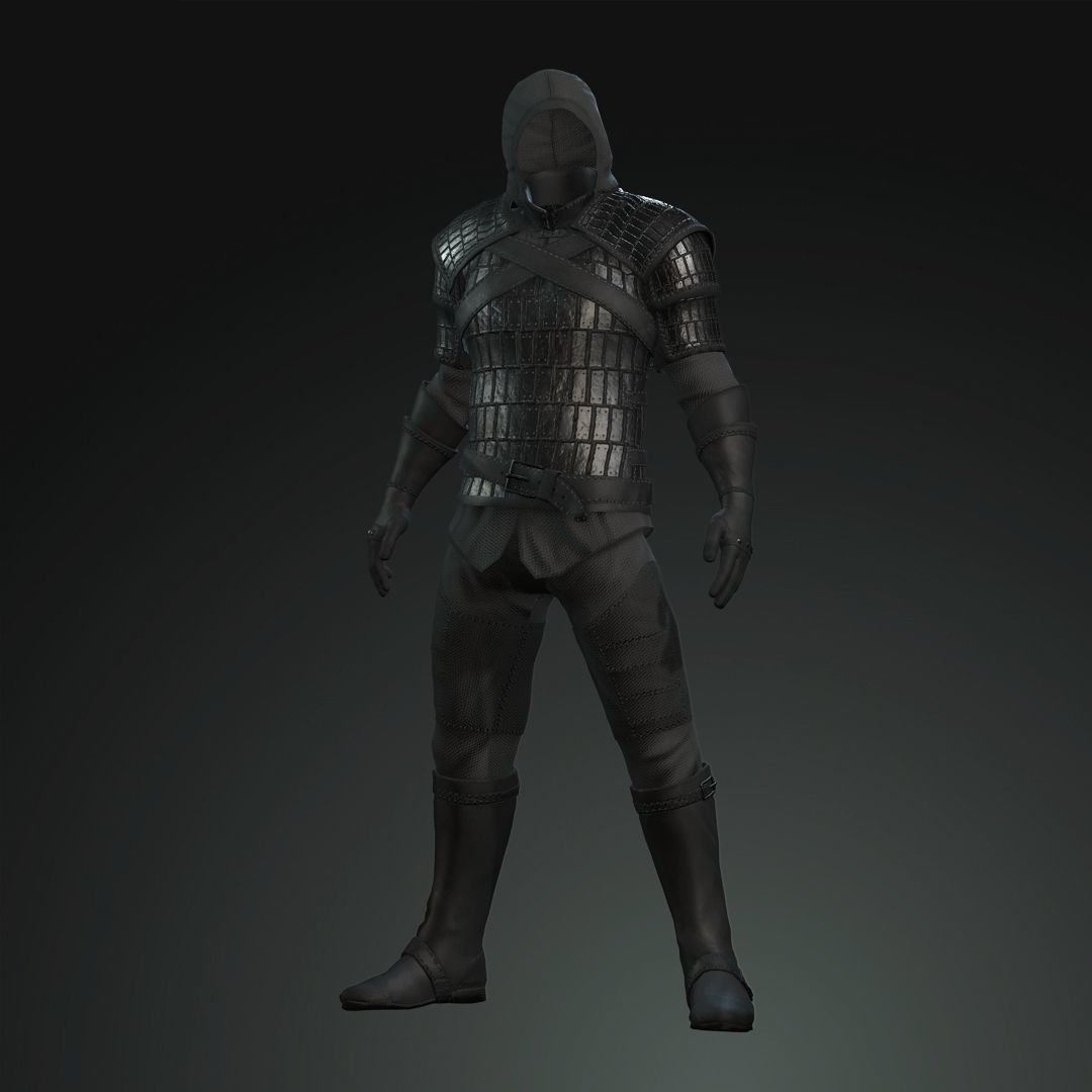 3D model The Adventurer Leather Armor Light VR / AR / low-poly | CGTrader