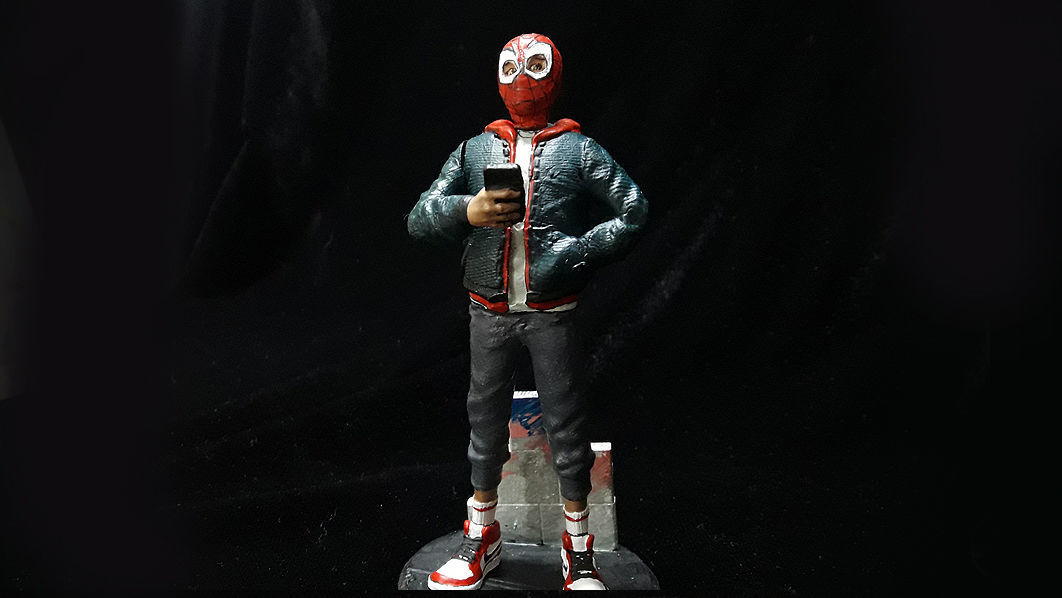 MILES MORALES SPIDERMAN INTO THE SPIDERVERSE 3D model 3D printable ...