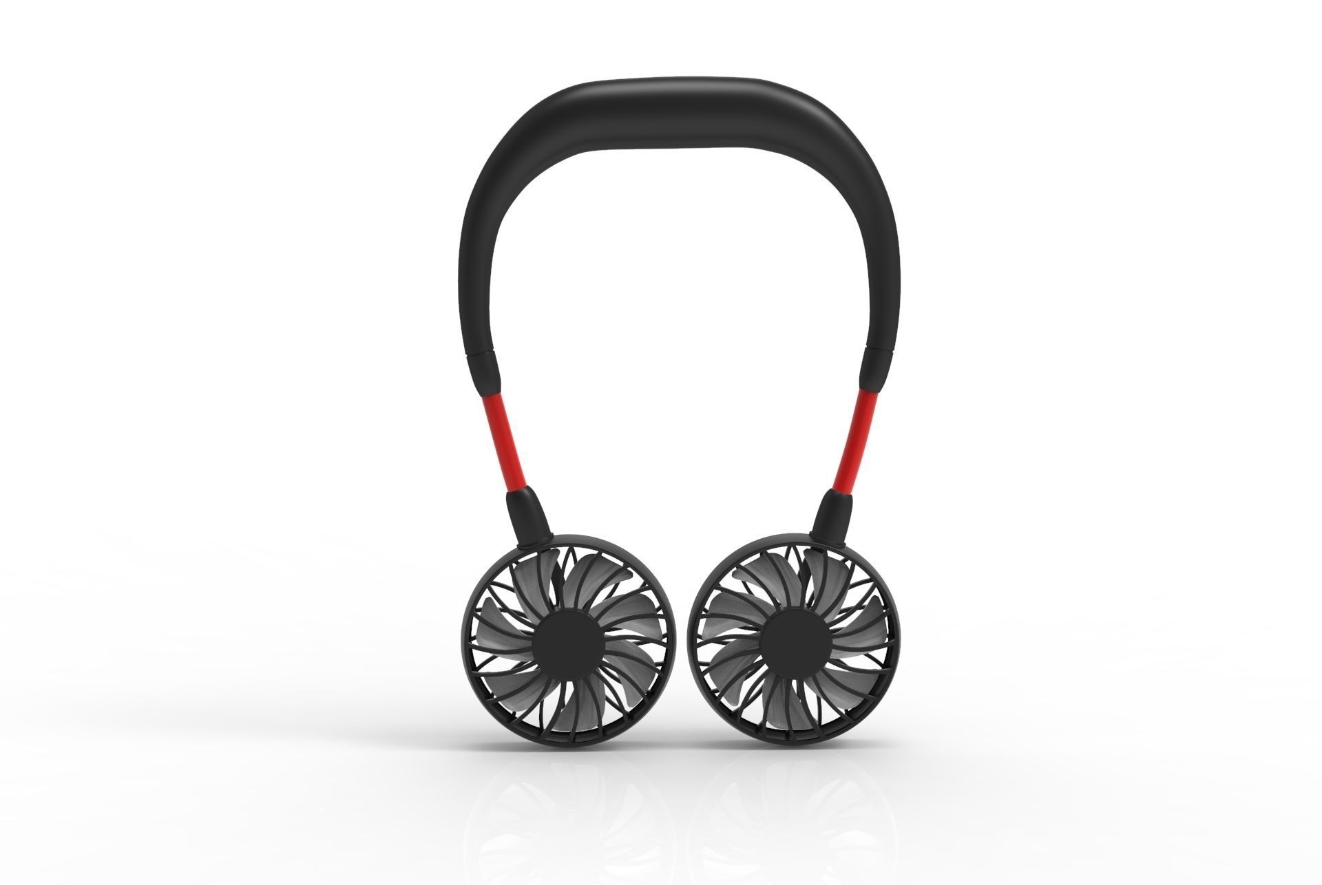 Adjustable Portable Neck Fan 3D Model 3D model | CGTrader