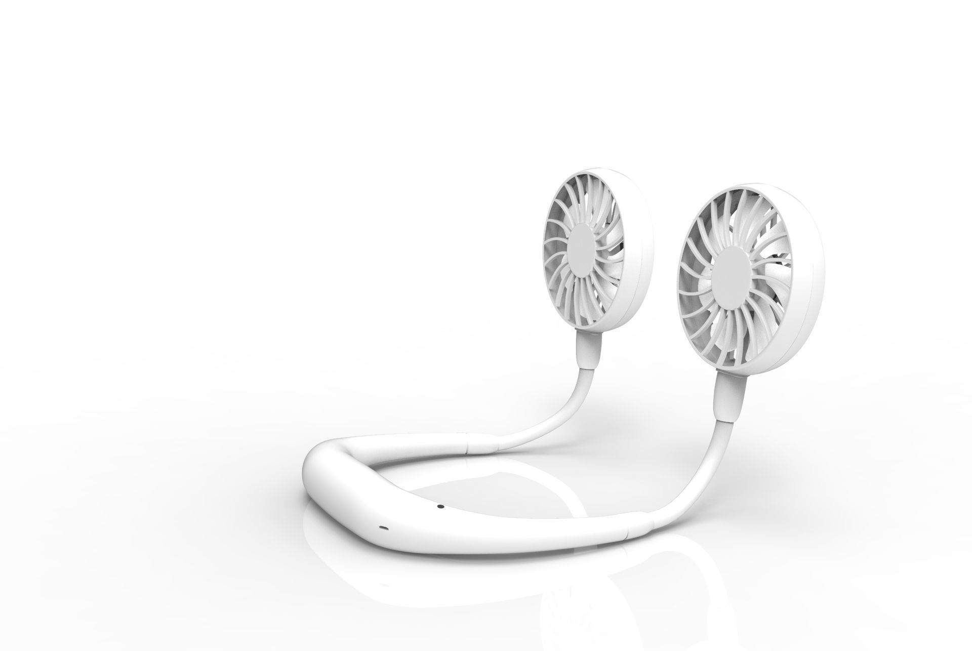 Adjustable Portable Neck Fan 3D Model 3D model | CGTrader