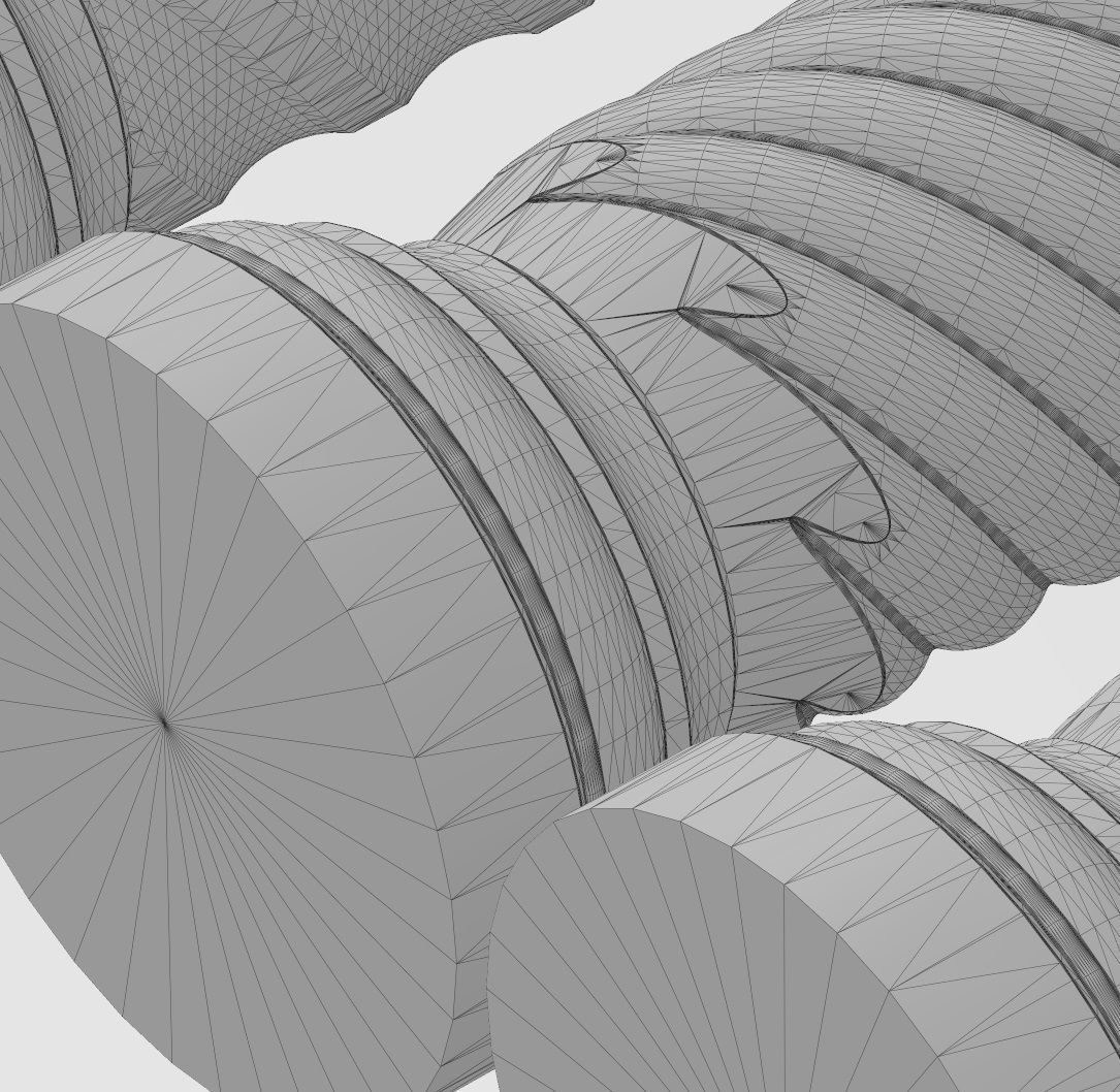 Miniature model making columns 3D model 3D printable | CGTrader