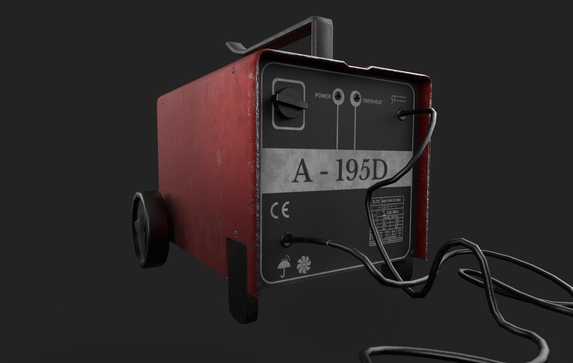 Welding machine 3D model | CGTrader