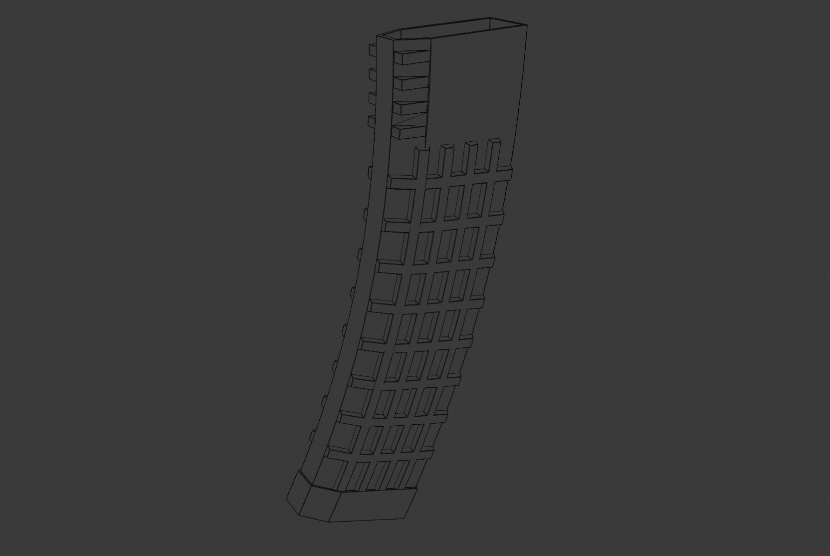 3D model Assault Rifle Magazine VR / AR / low-poly | CGTrader