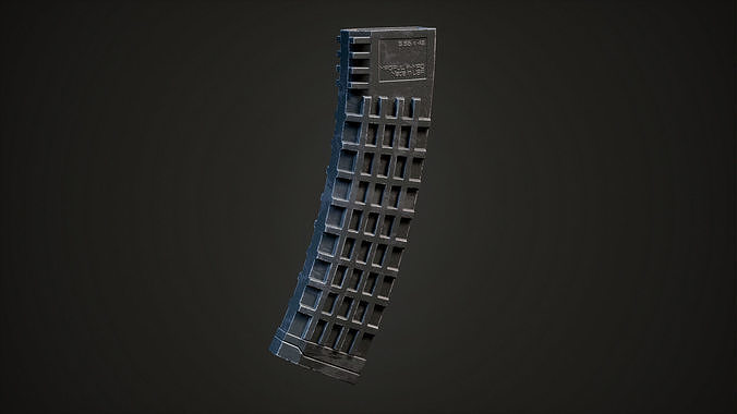 3D model Assault Rifle Magazine VR / AR / low-poly | CGTrader