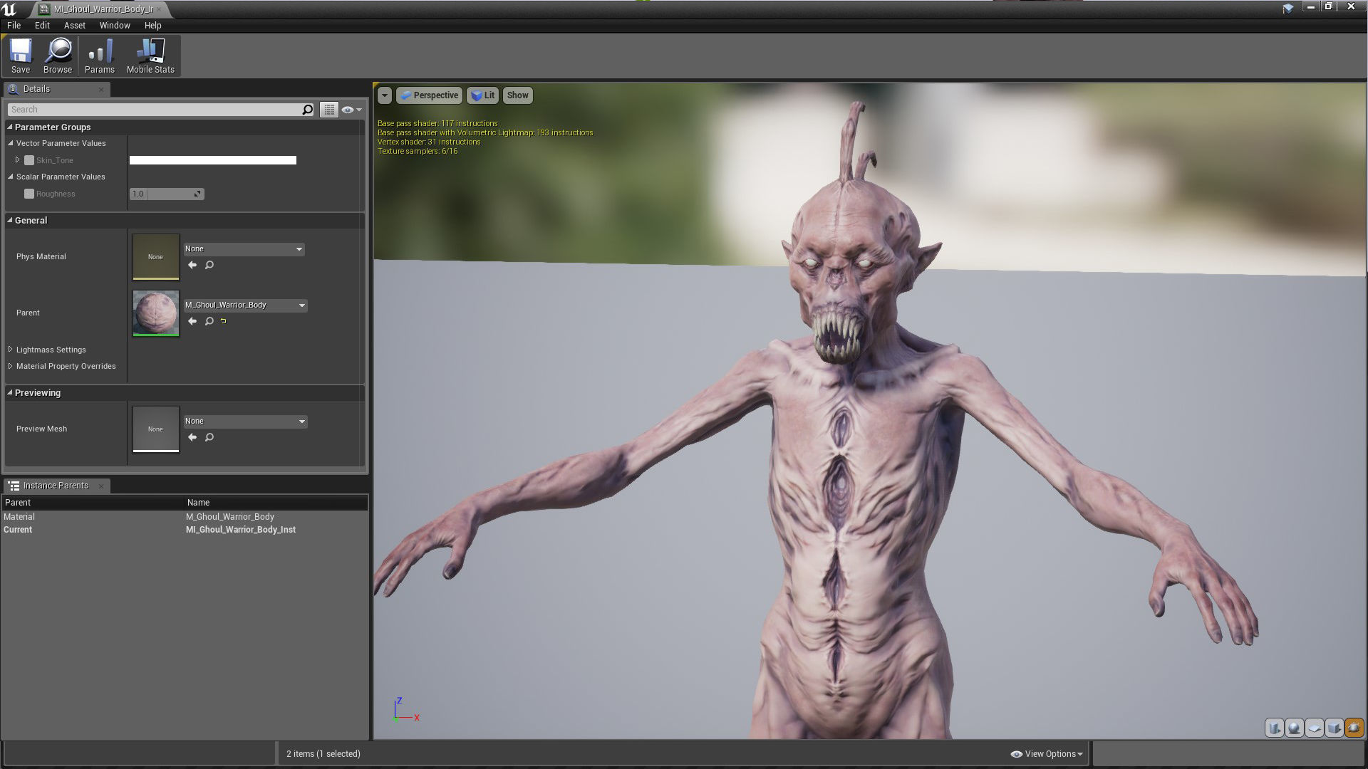 3D model Ghoul Warrior VR / AR / low-poly rigged | CGTrader