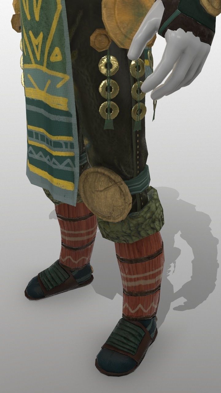 3D model Wooden Plate Armor VR / AR / low-poly | CGTrader