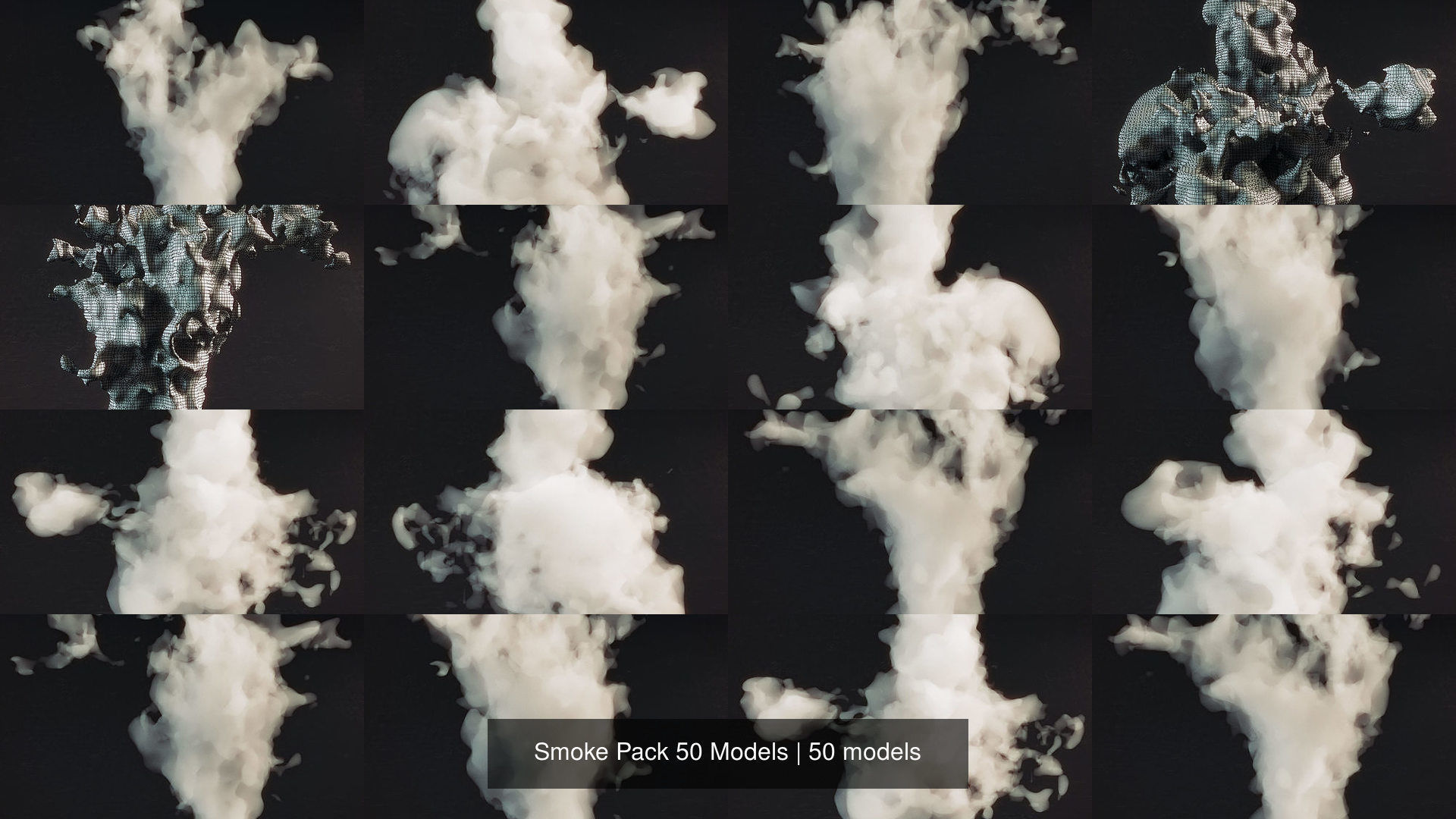 Smoke Pack 50 Models 3D Model Collection | CGTrader