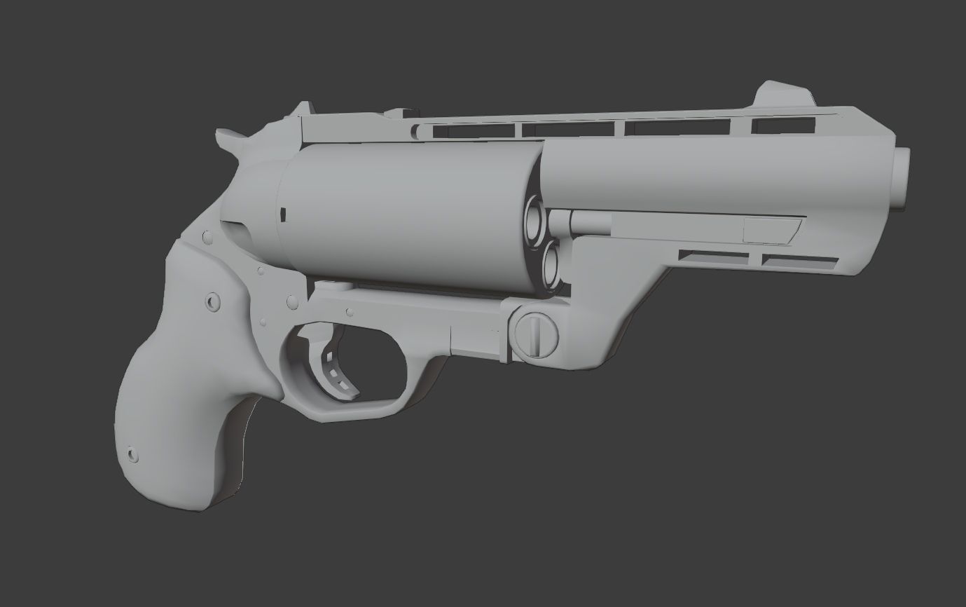 3D model Arbiter 556 Revolver VR / AR / low-poly rigged | CGTrader
