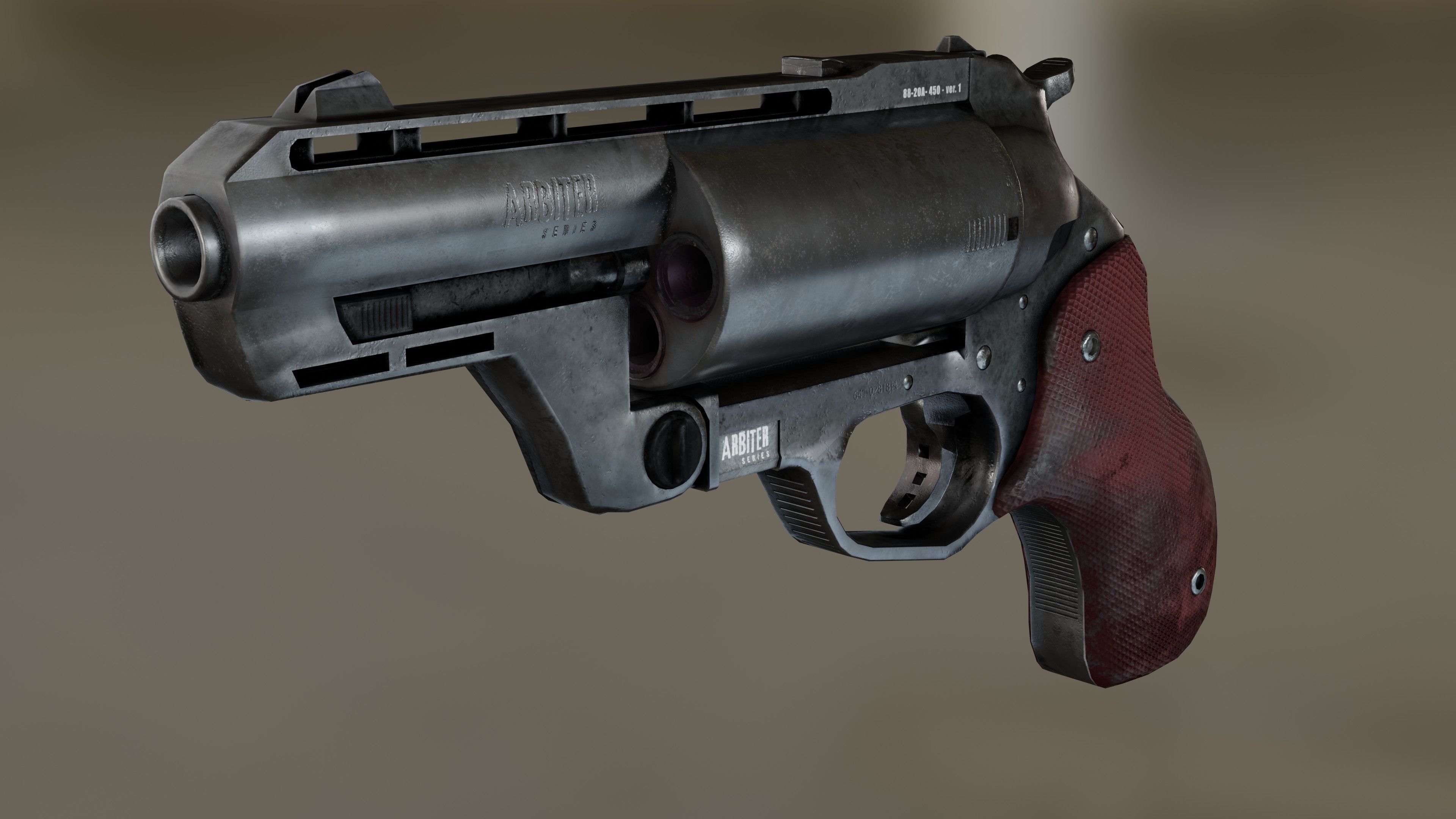 3D model Arbiter 556 Revolver VR / AR / low-poly rigged | CGTrader