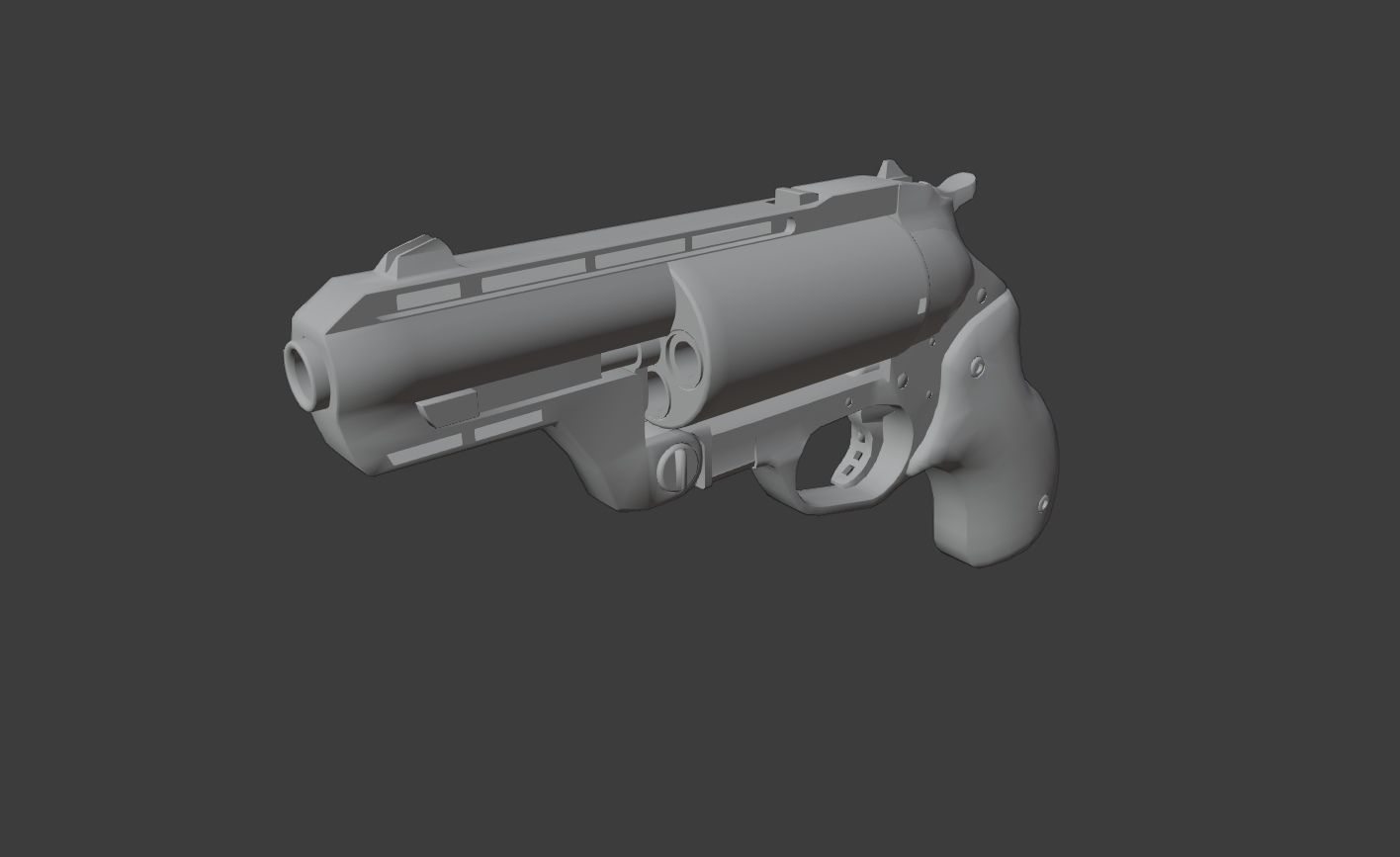 3D model Arbiter 556 Revolver VR / AR / low-poly rigged | CGTrader