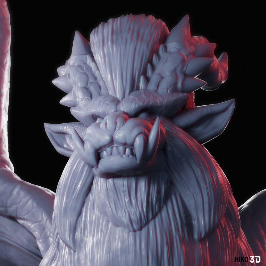 Teostra - Monster Hunter - 3D Fan Art - 3D model 3D printable | CGTrader