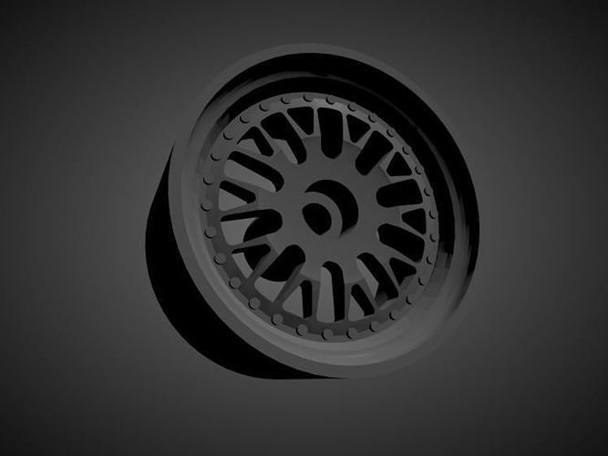 Stuttgart ST5 rims with brakes and tires for Hot Wheels 3D model 3D ...