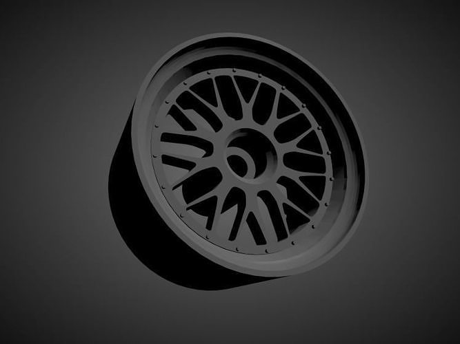 JNC 005 rims with brakes and tires for Hot Wheels 3D model 3D printable ...