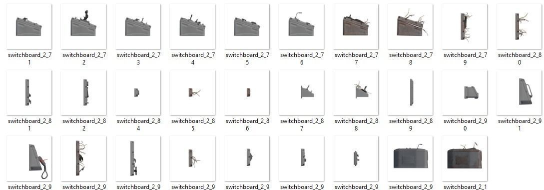 2D switchboard 2 Texture | CGTrader