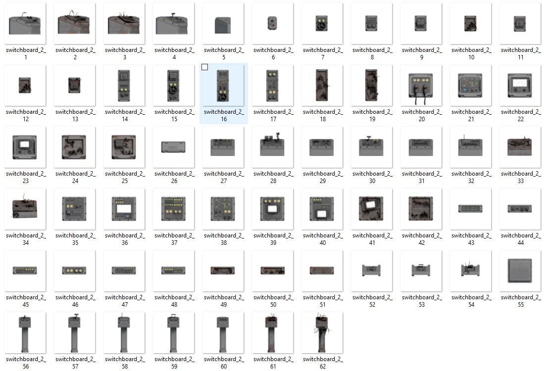 2D switchboard 2 Texture | CGTrader