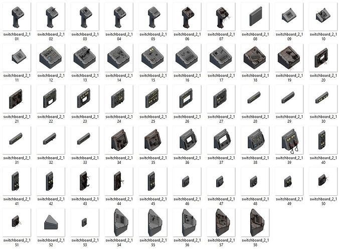 2D switchboard 2 Texture | CGTrader