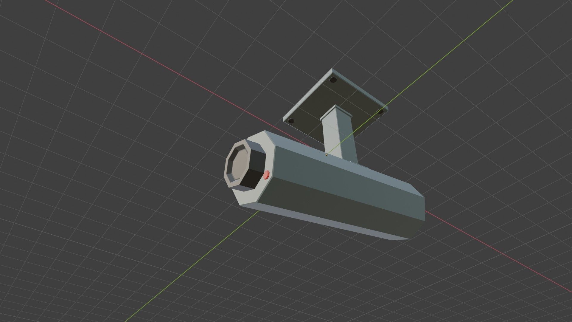 3D model Low poly Security Camera 1 VR / AR / low-poly | CGTrader