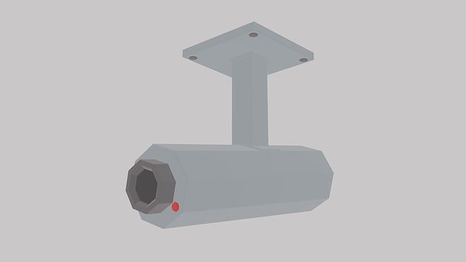 3D model Low poly Security Camera 1 VR / AR / low-poly | CGTrader