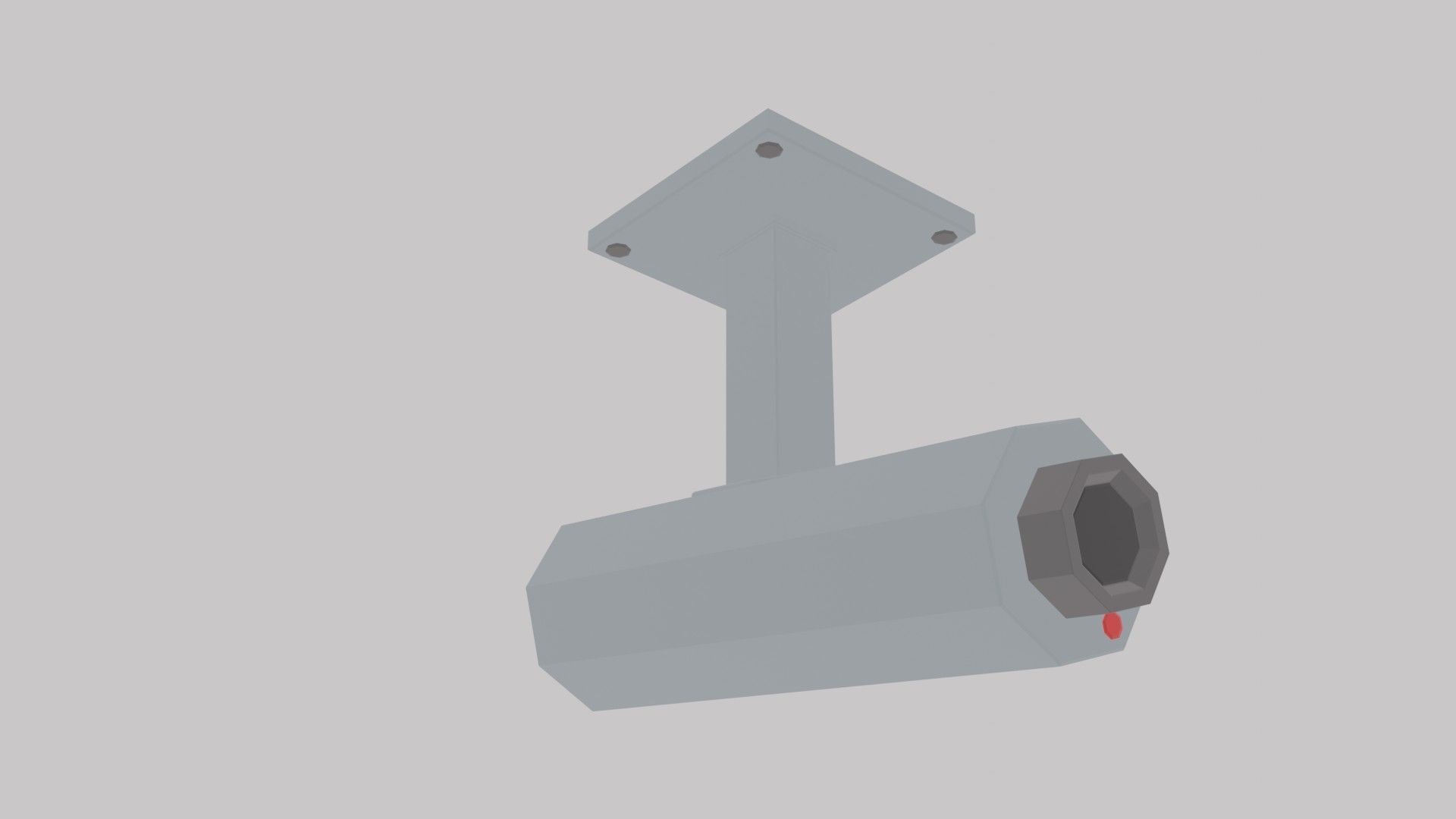 3D model Low poly Security Camera 1 VR / AR / low-poly | CGTrader