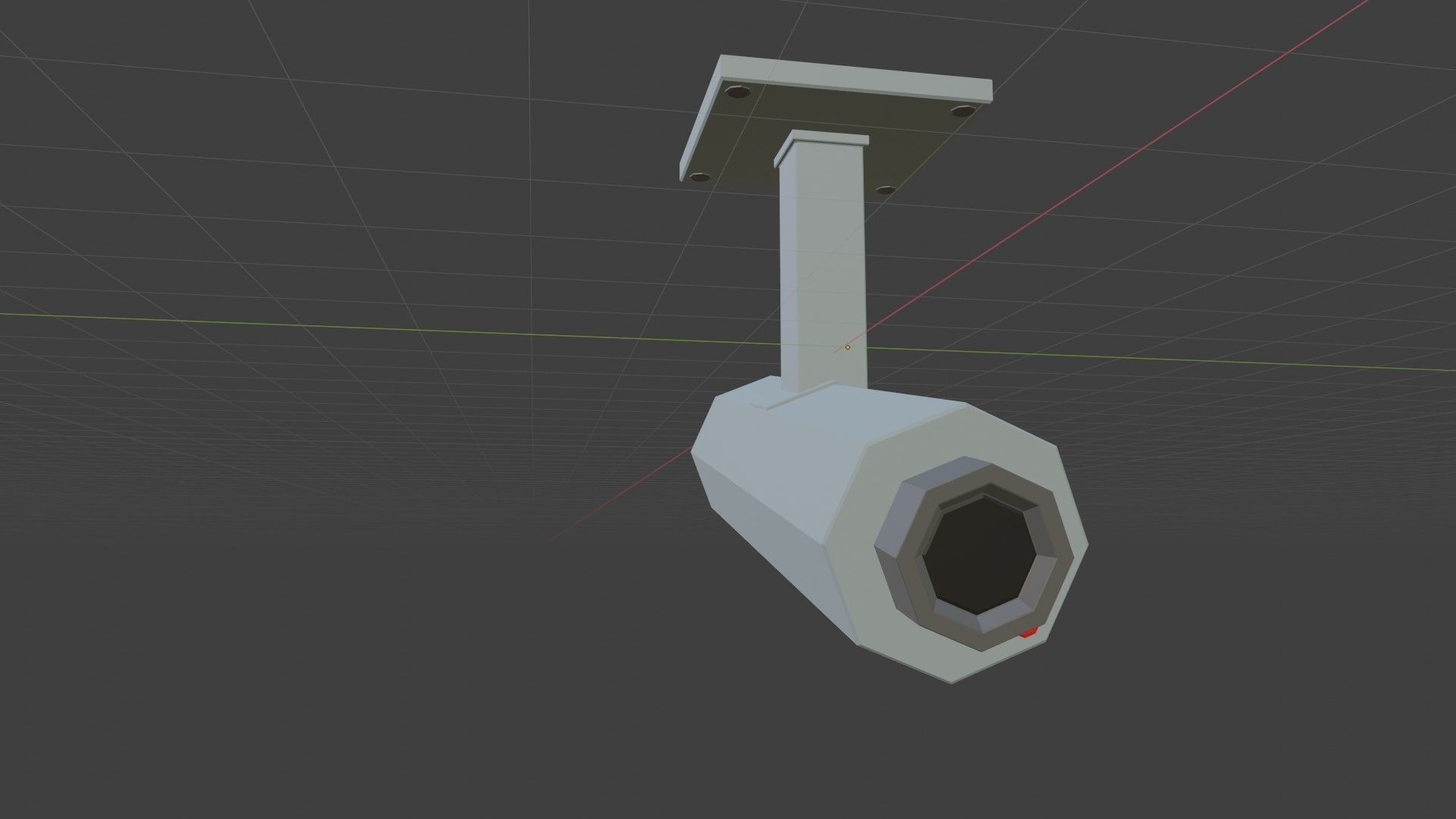3D model Low poly Security Camera 1 VR / AR / low-poly | CGTrader