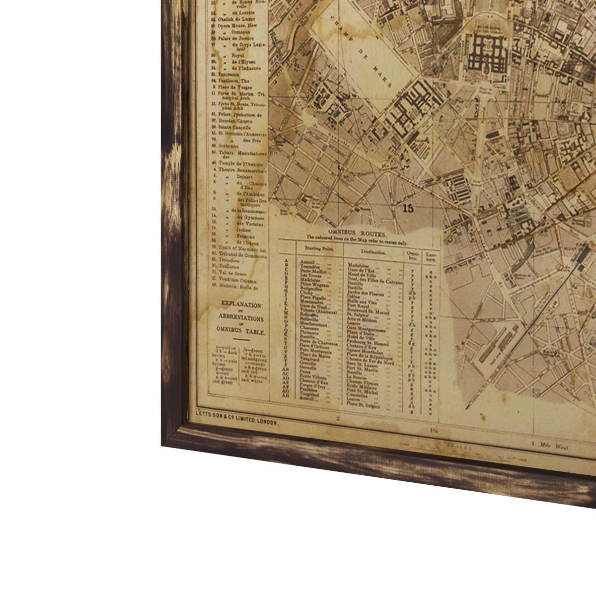 Restoration Hardware Vintage Paris Map 3D model | CGTrader