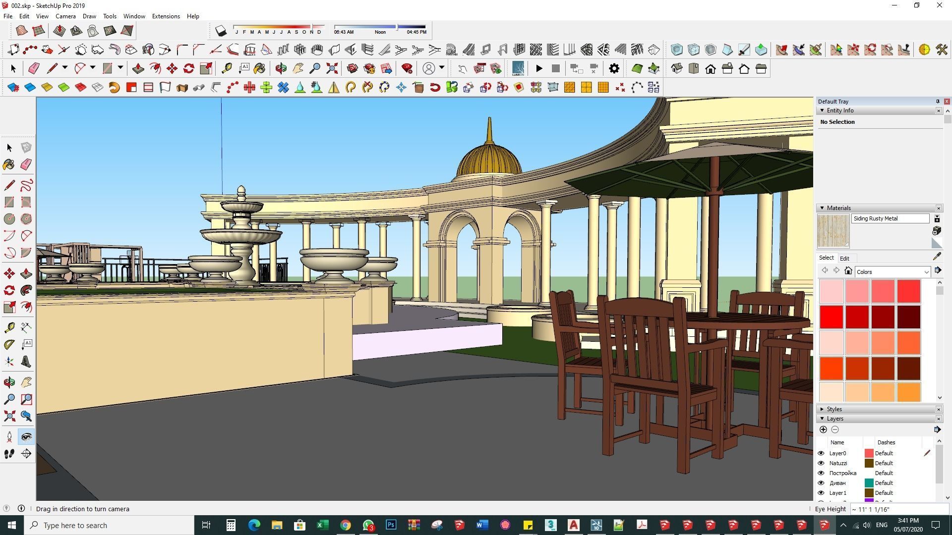 luxury Landscape backyard Pool design 3d model lumion file 3D model ...