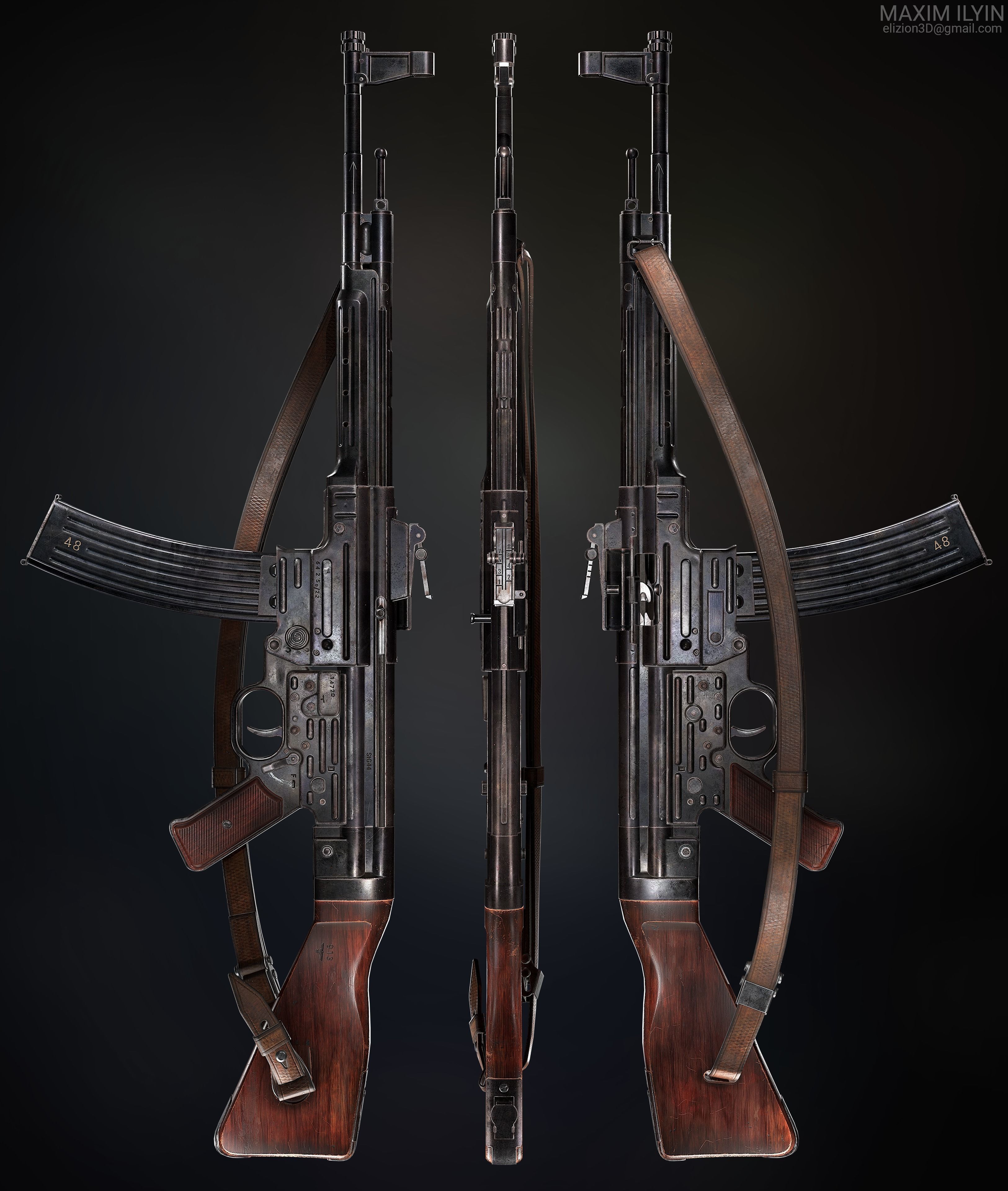 STG - 44 Sturmgewehr free VR / AR / low-poly 3D model | CGTrader