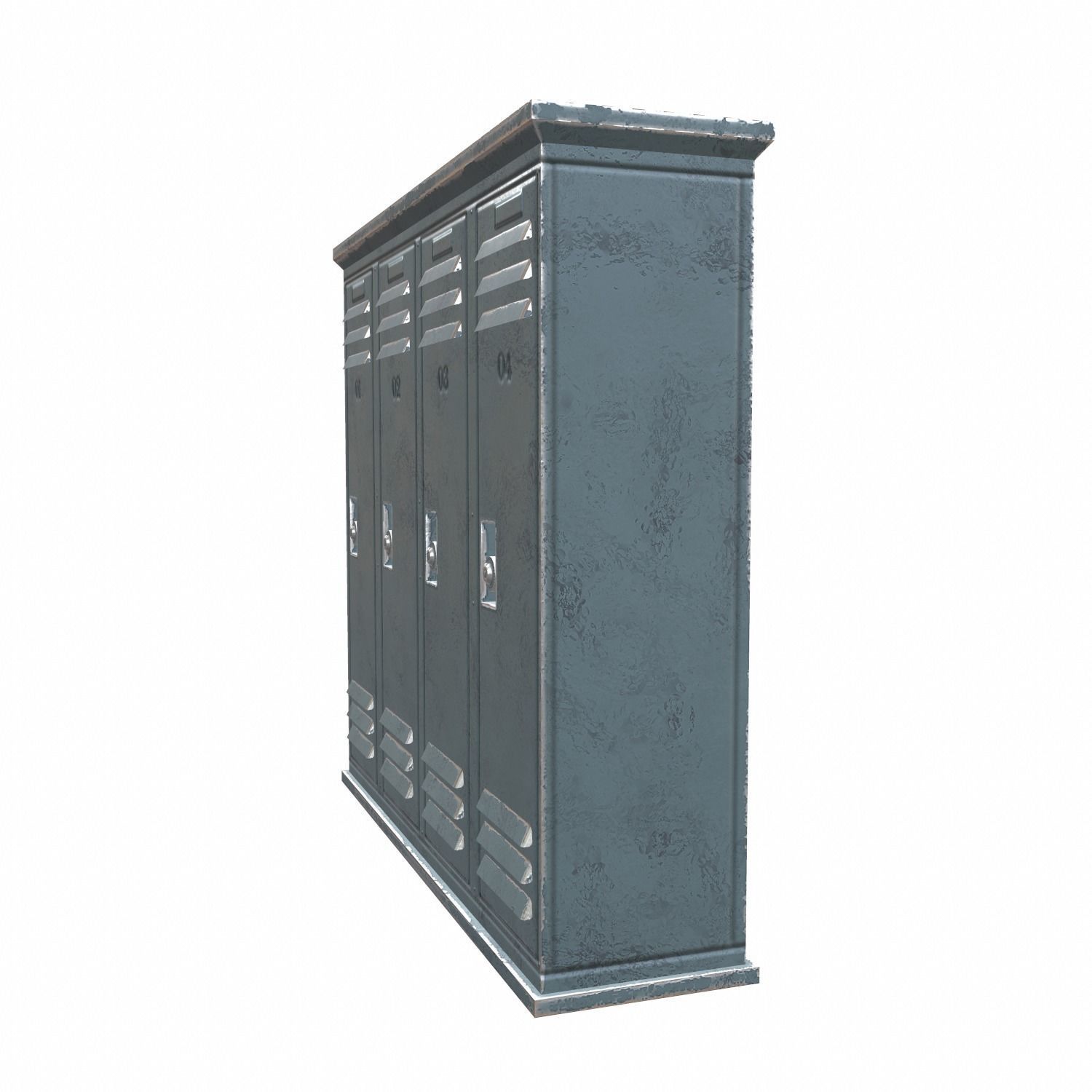 3D model Lockers - 02 VR / AR / low-poly | CGTrader
