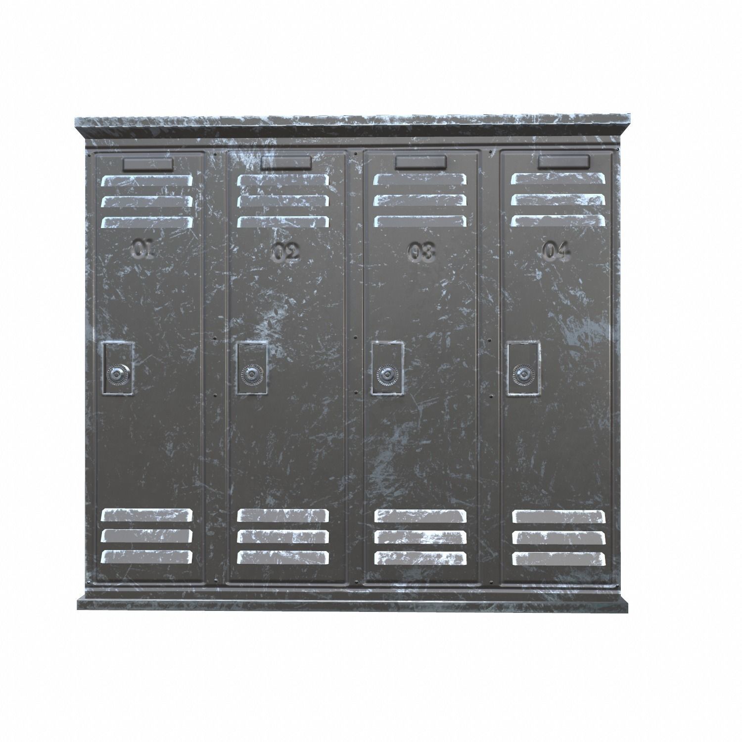 3D model Lockers - 03 VR / AR / low-poly | CGTrader