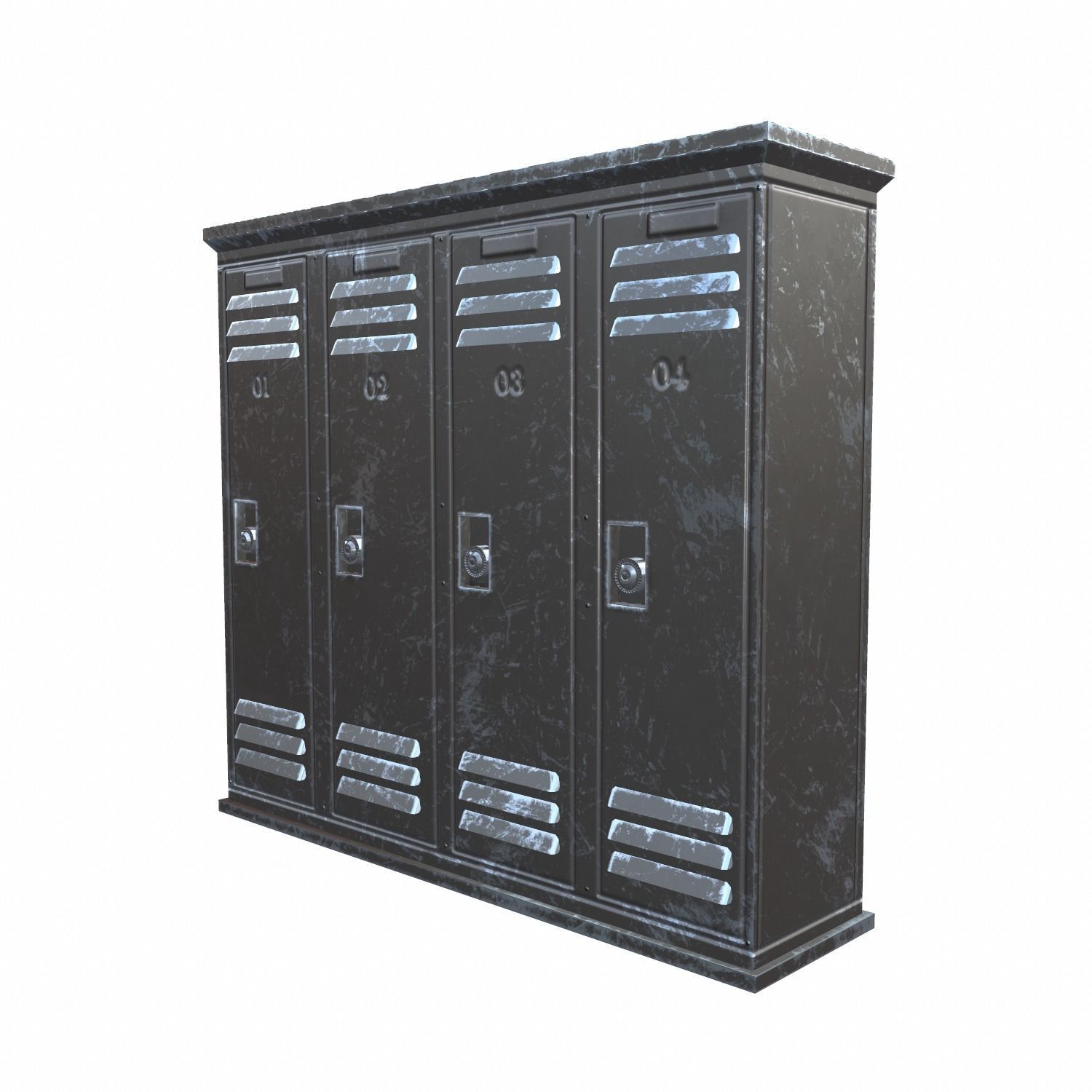 3D asset Lockers - 03 | CGTrader