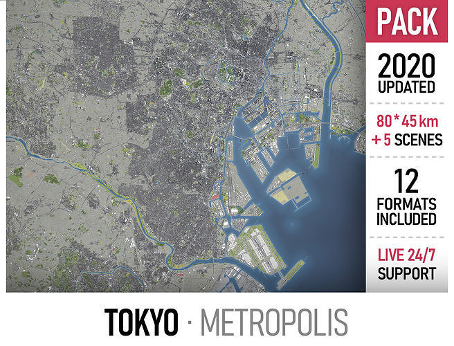 Tokyo Metropolis 3D Model Collection | CGTrader