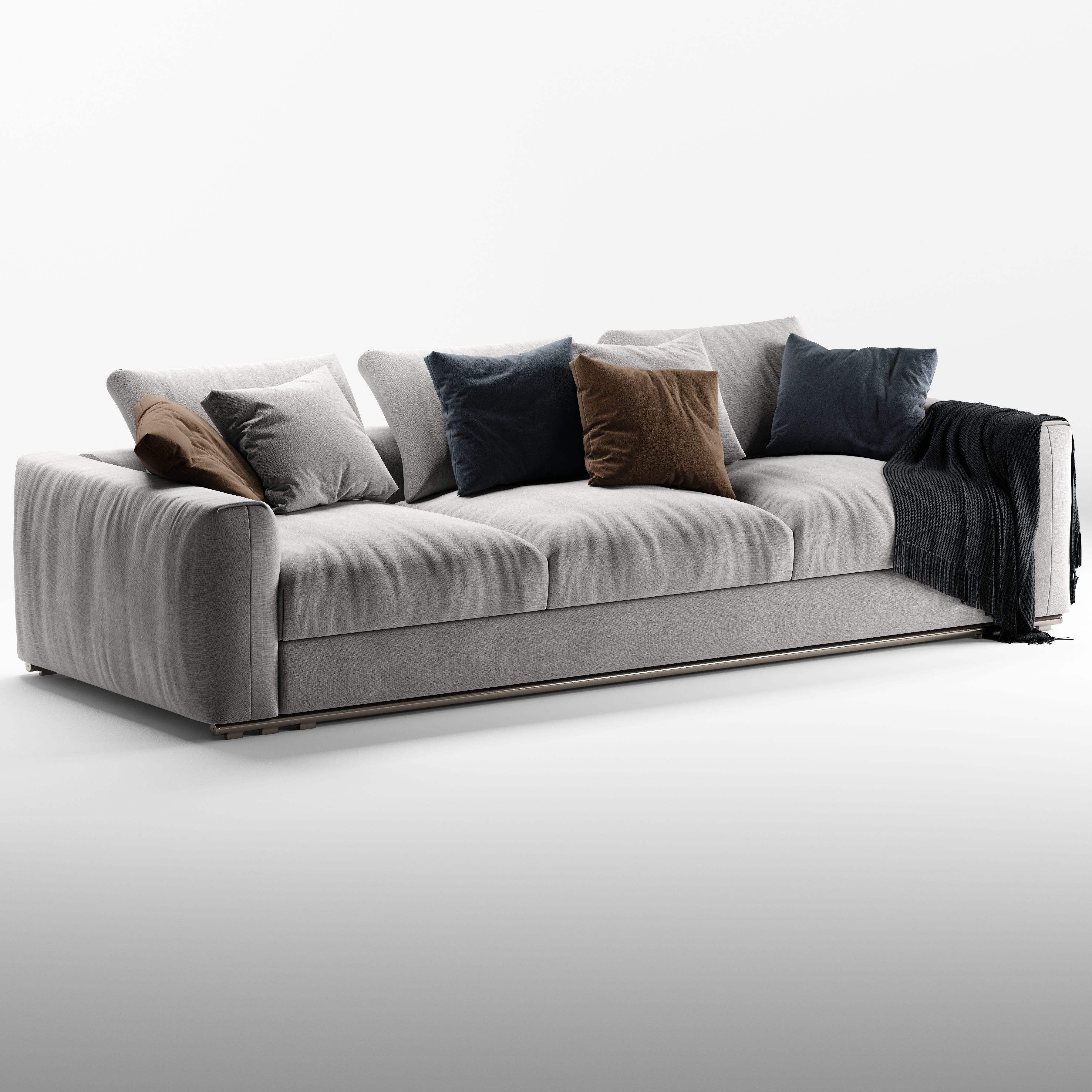 Flexform Asolo 3 seater sofa 3D model | CGTrader