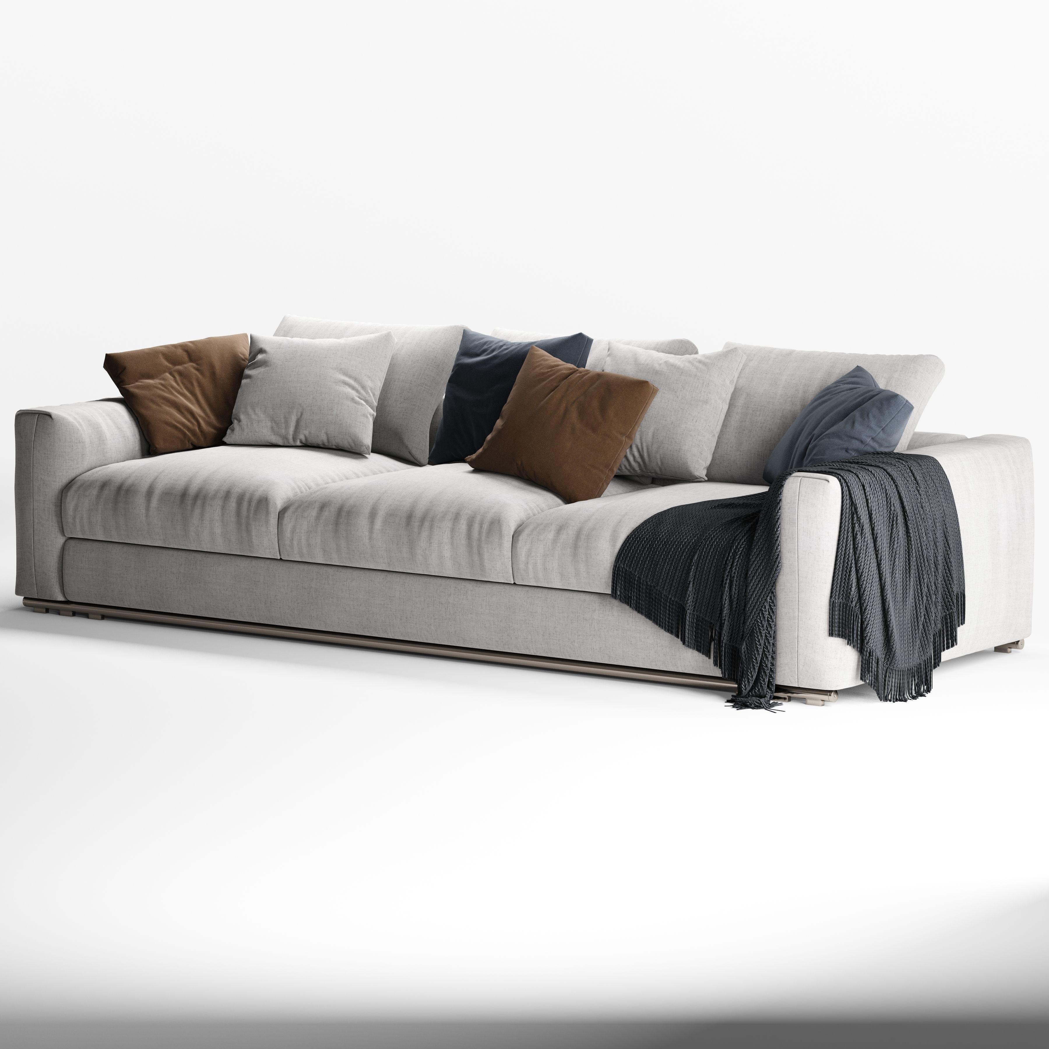 Flexform Asolo 3 seater sofa 3D model | CGTrader