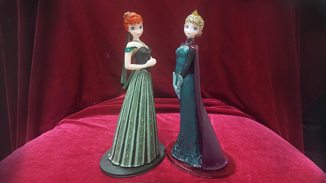 ELSA ANNA CORONATION FROZEN2 PACK 3D print model 3D model 3D printable ...