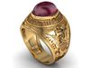 georgetown university class ring 3D model | CGTrader
