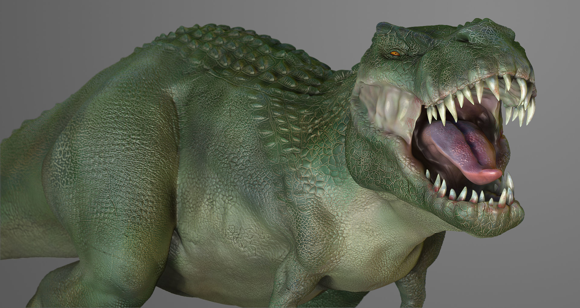 3D model Game Ready Low Poly Dinosaur T-rex VR / AR / low-poly | CGTrader