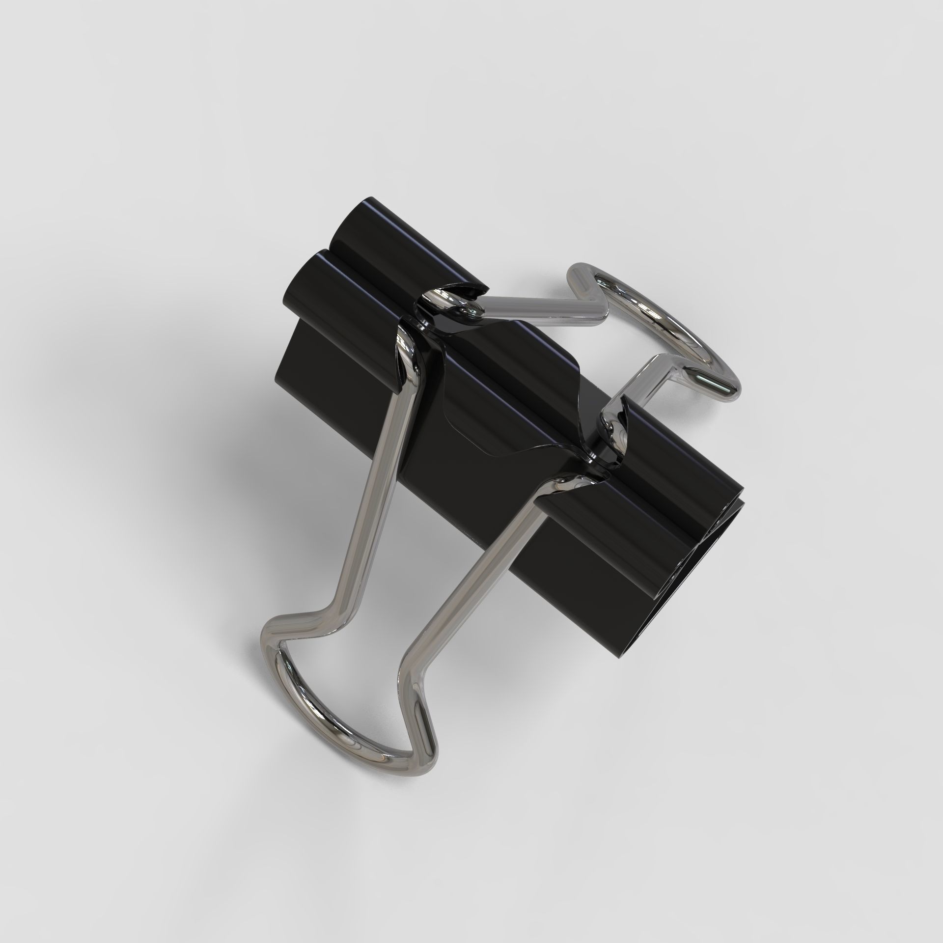 binder paper clip 3D model 3D printable | CGTrader
