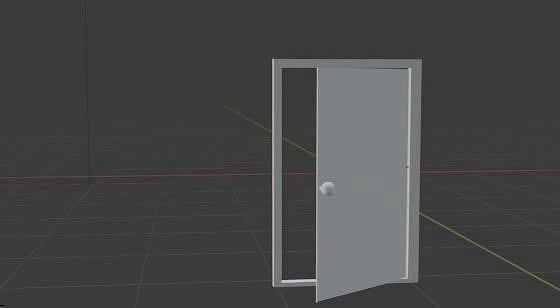 Door Open 3D model | CGTrader