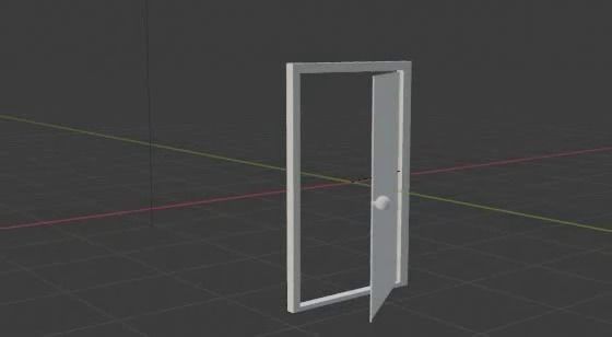 Door Open 3D model | CGTrader