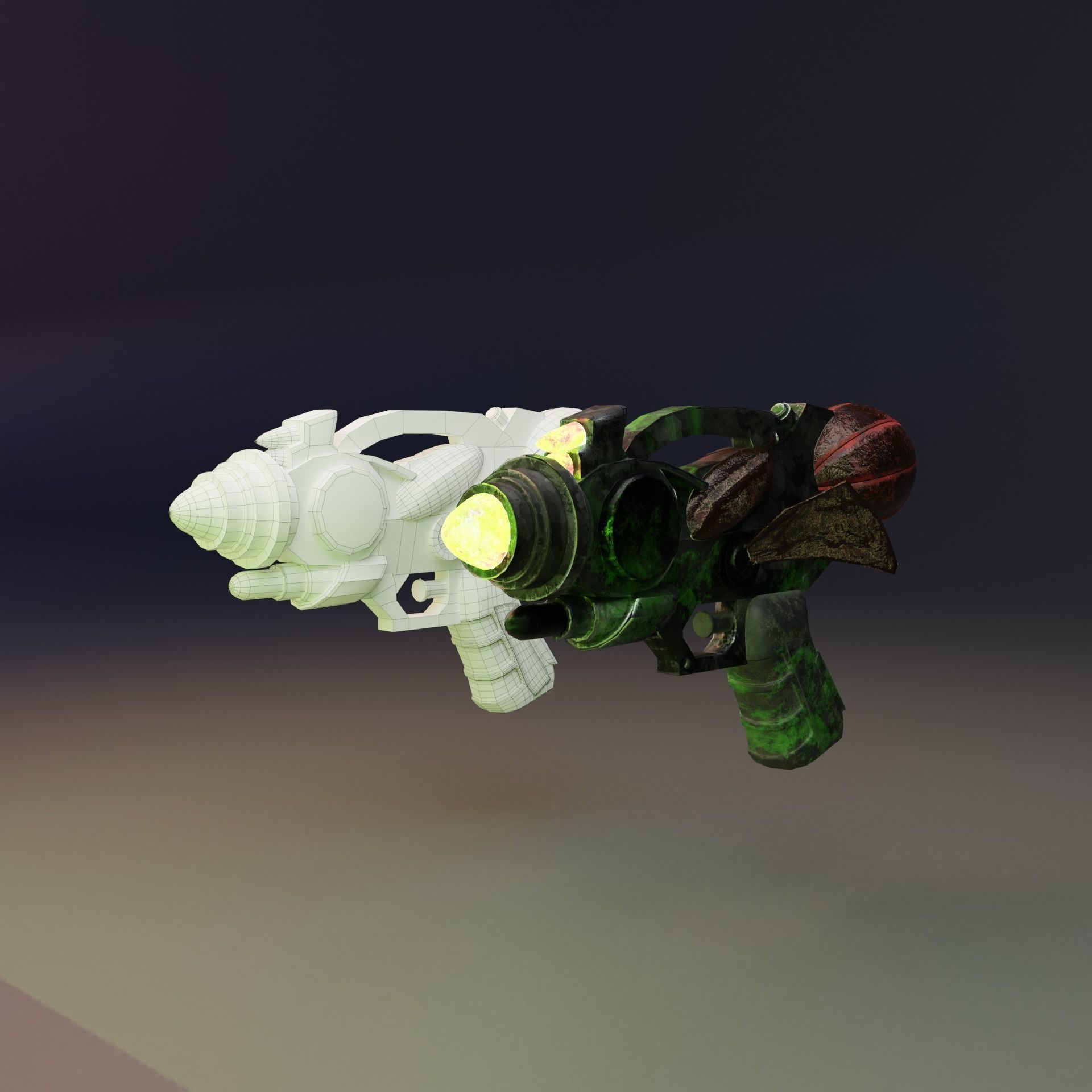 3D model sci-fi alien weapon VR / AR / low-poly | CGTrader